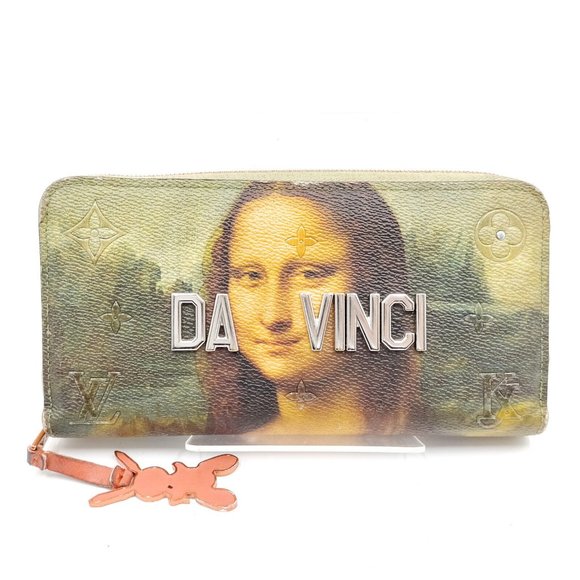 Louis Vuitton | Bags | Rare Louis Vuitton Lv Zippy Wallet Da Vinci Mona ...